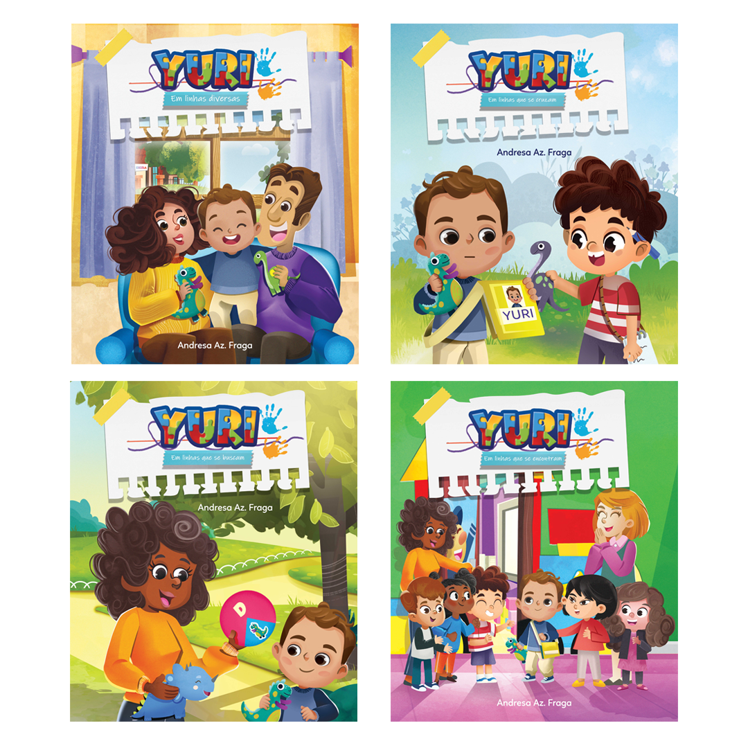 COLEÇÃO YURI EM LINHAS - AUTISMO - Bom Bom Books
